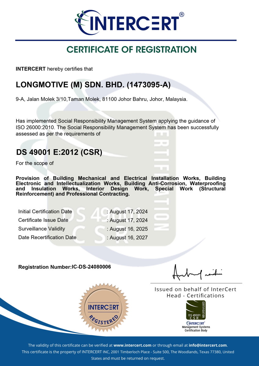 Longmotive Our Certifications